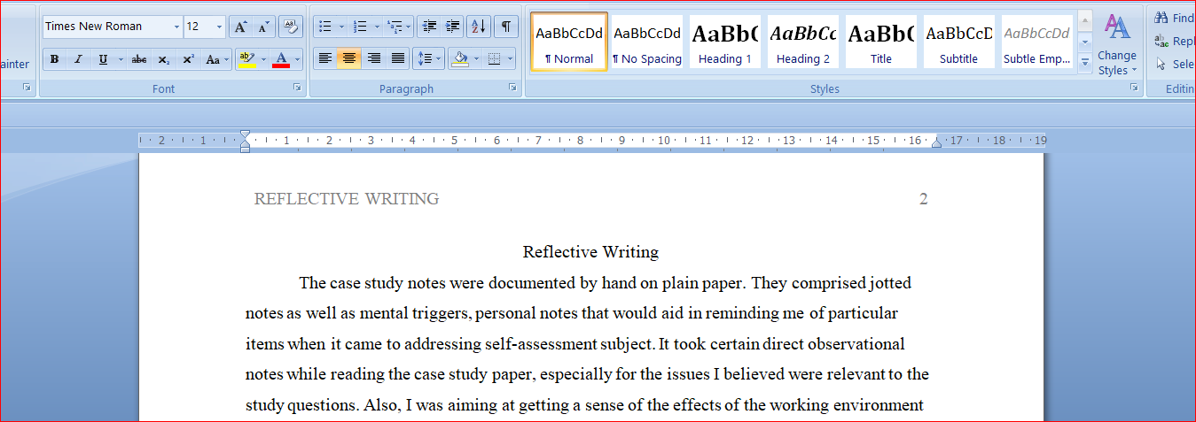 What Is Reflective Writing Exacthomework